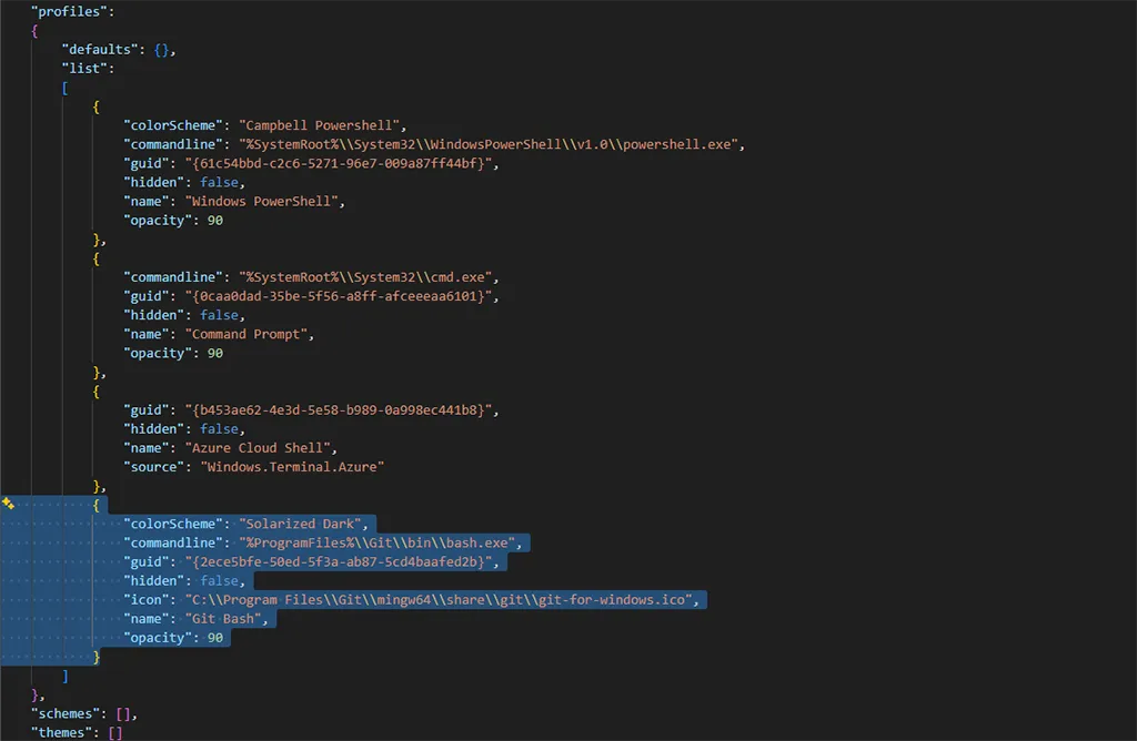 dotjesper.com | Mastering Git - configure Git Bash in Windows Terminal